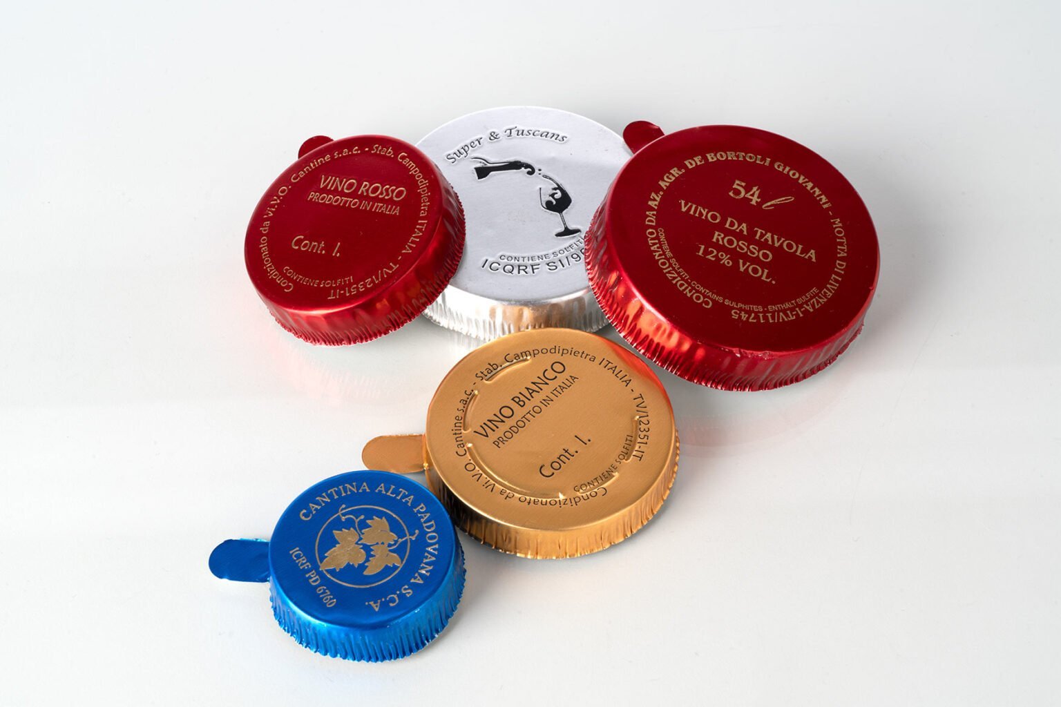 Eurocaps calotte in alluminio